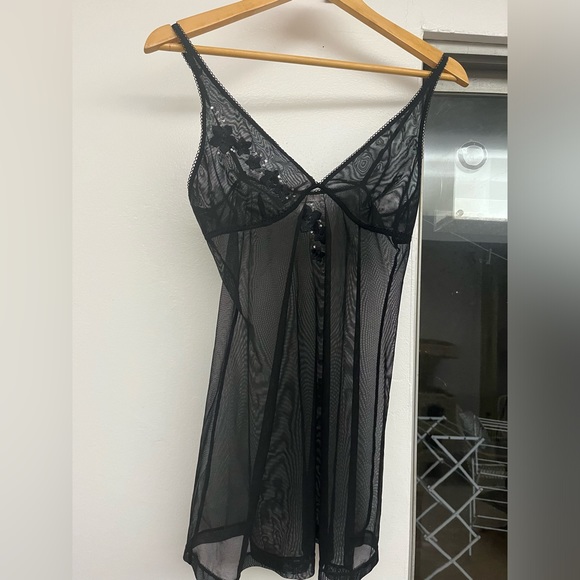 La SENZA | Intimates & Sleepwear | Black La Senza Sheer Mesh Teddy With ...